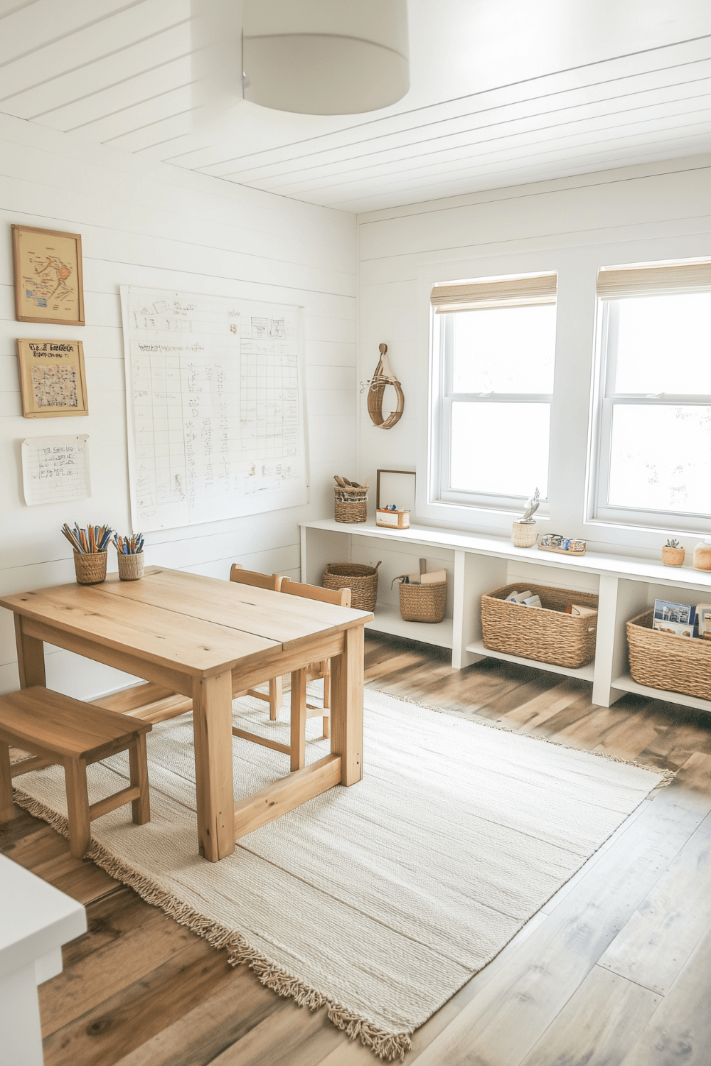 17 Inspiring Minimalist Homeschool Room Ideas for Distraction-Free ...